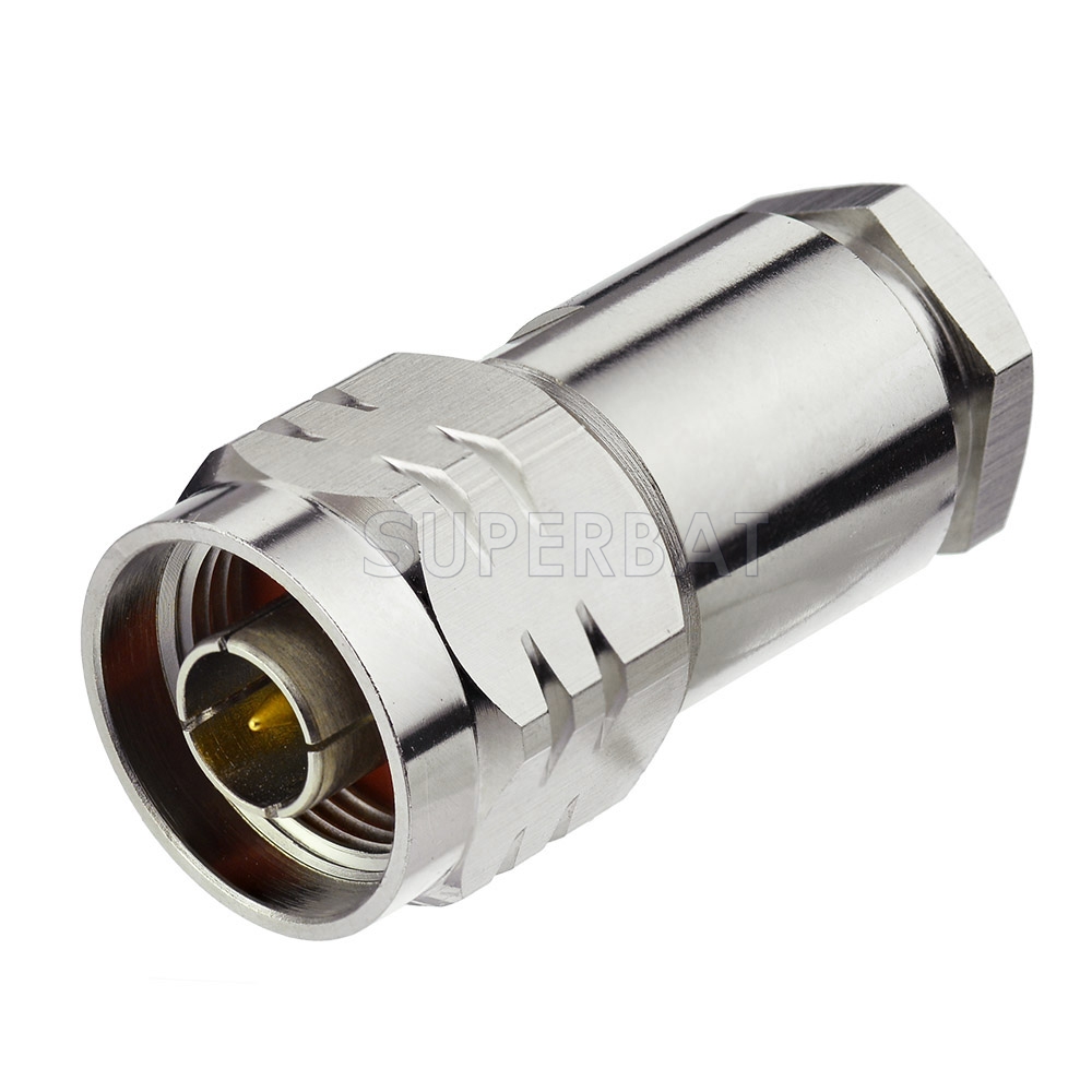 N Type Male Plug Straight Connector Clamp For RG214 RG8 LMR400 CFD400 N Type Male Plug Straight Connector Clamp For RG214 RG8 LMR400 CFD400